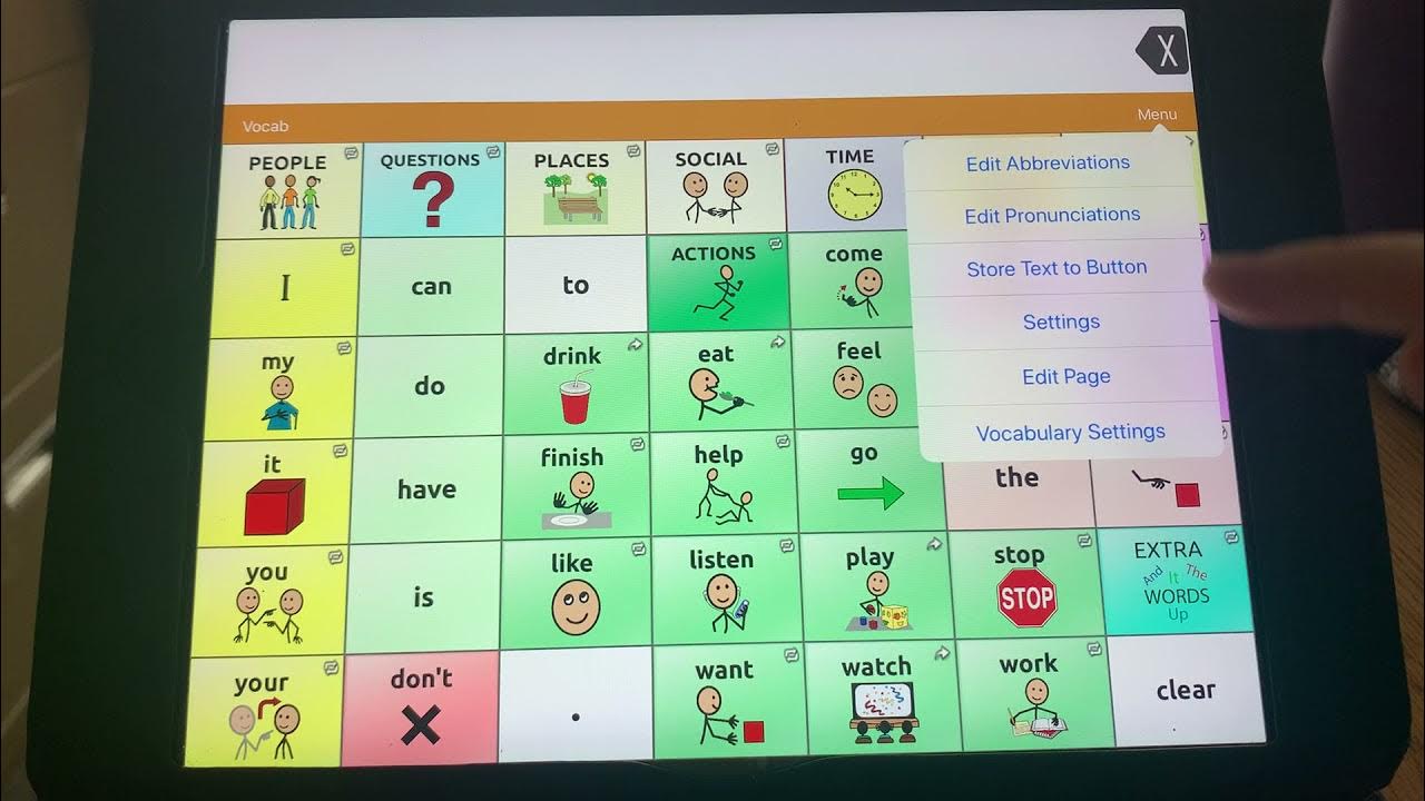 11 TouchChat Skin Tone settings for icons - YouTube