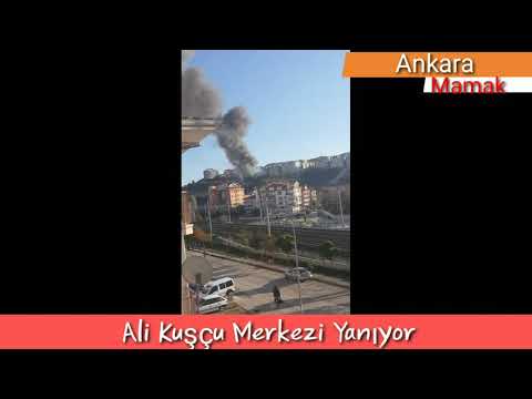 Ankara/Mamak Ali kuşçu merkezi yanıyor 🔥