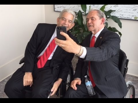 The Disability Network President Michael Zelley and Judge Duncan Beagle ...