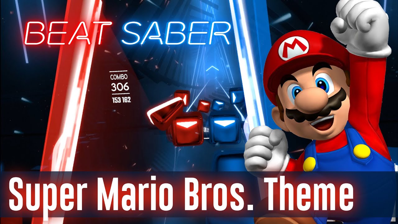Super Mario Bros Theme - Beat Saber - Expert - YouTube