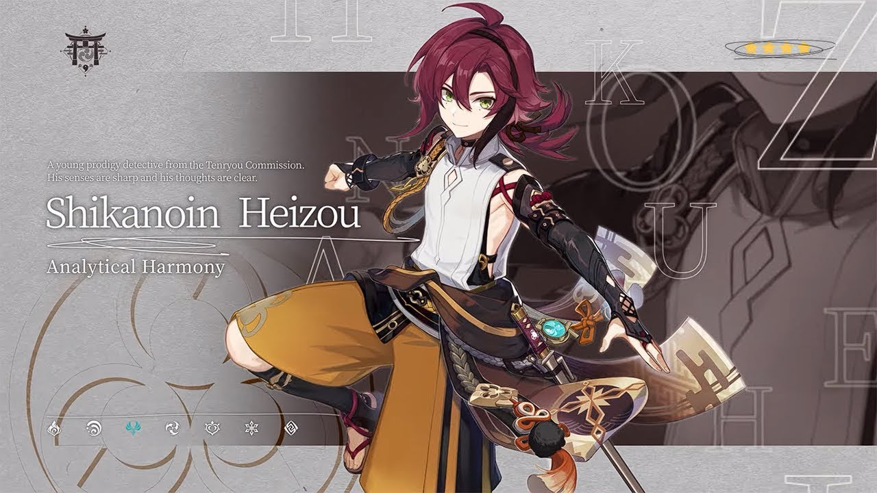 Shikanoin Heizou Official Trailer Genshin Impact - YouTube