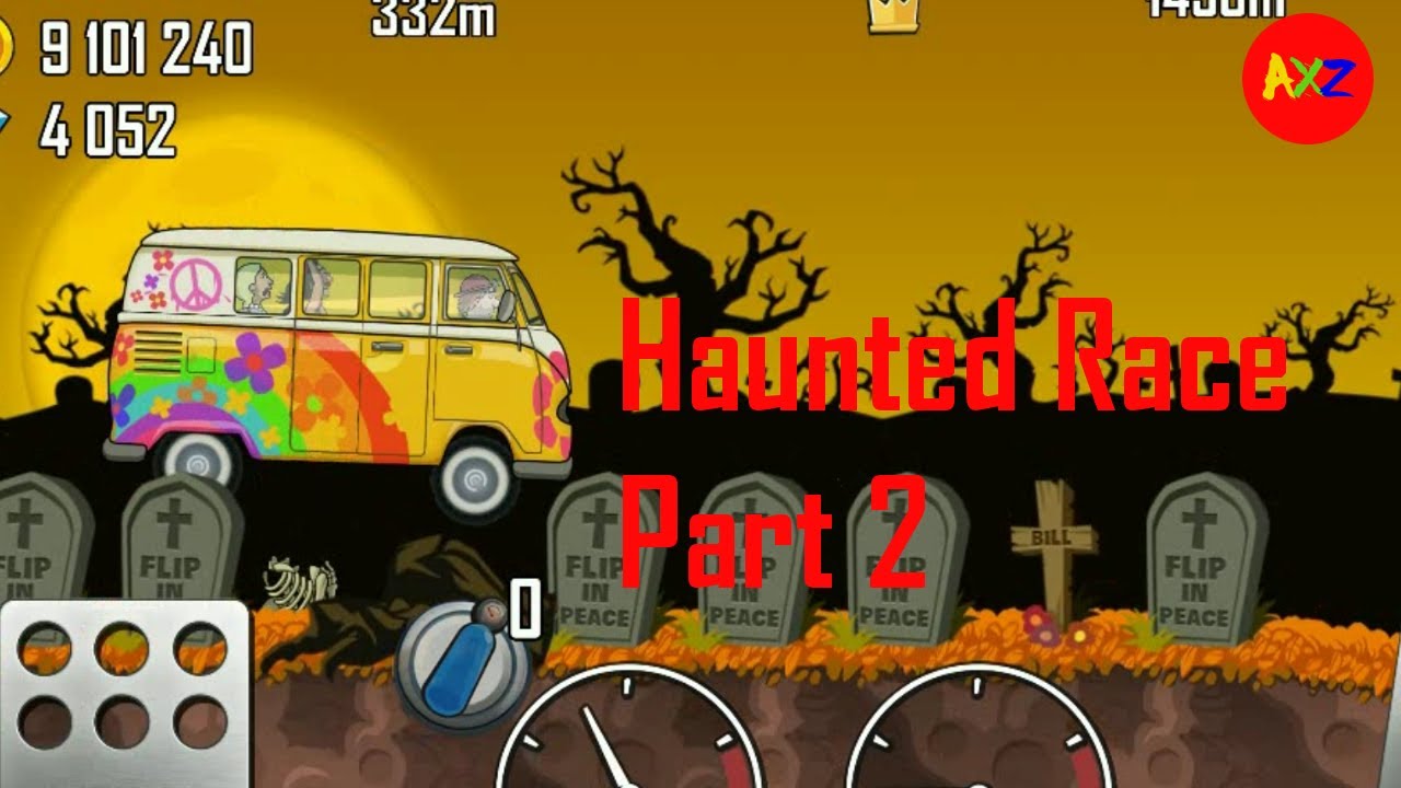 Hill Climb Racing: Haunted Race Part 2 - YouTube