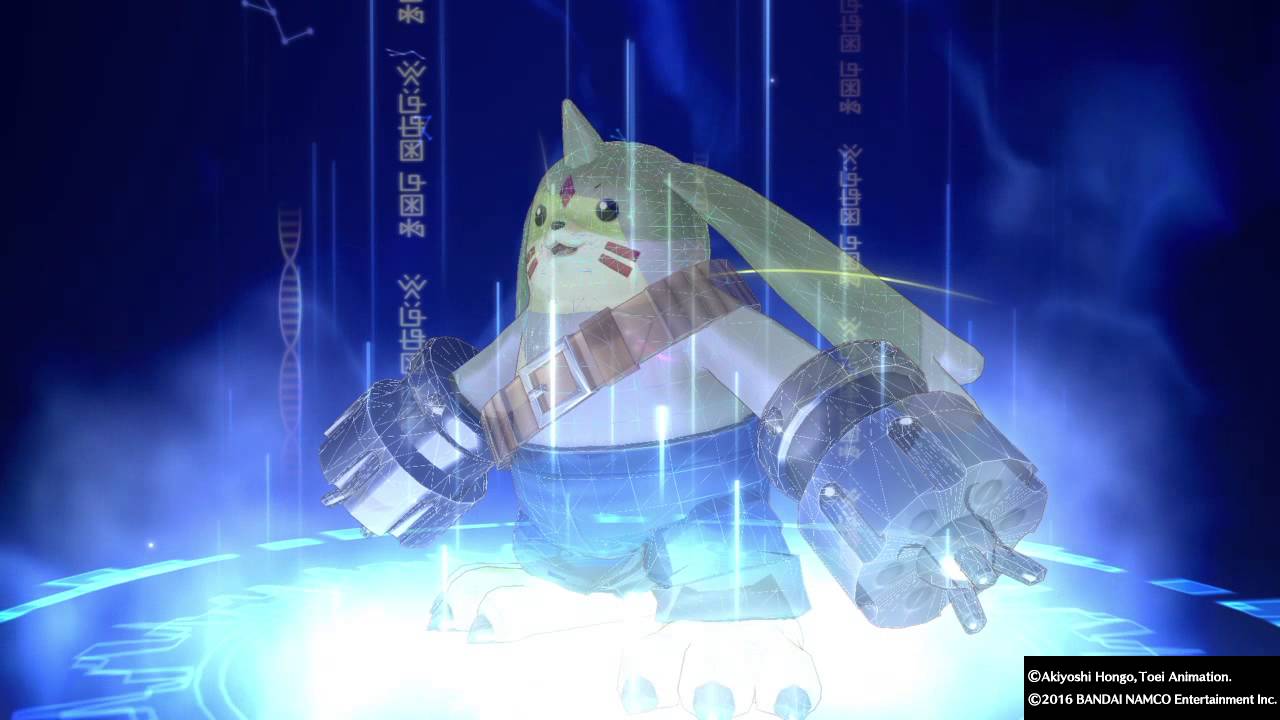 DIGIMON STORY CYBER SLEUTH Gargomon Digivolve to Antylamon - YouTube