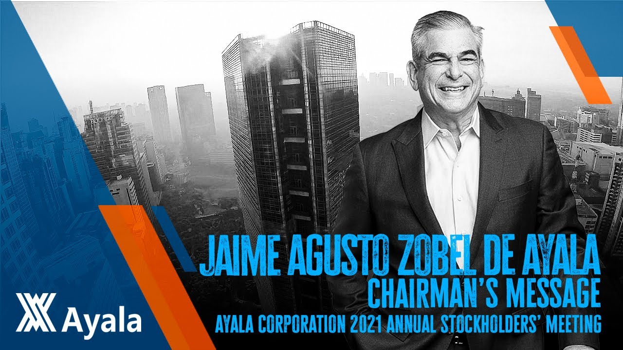 Jaime Augusto Zobel de Ayala: Chairman's Message - YouTube