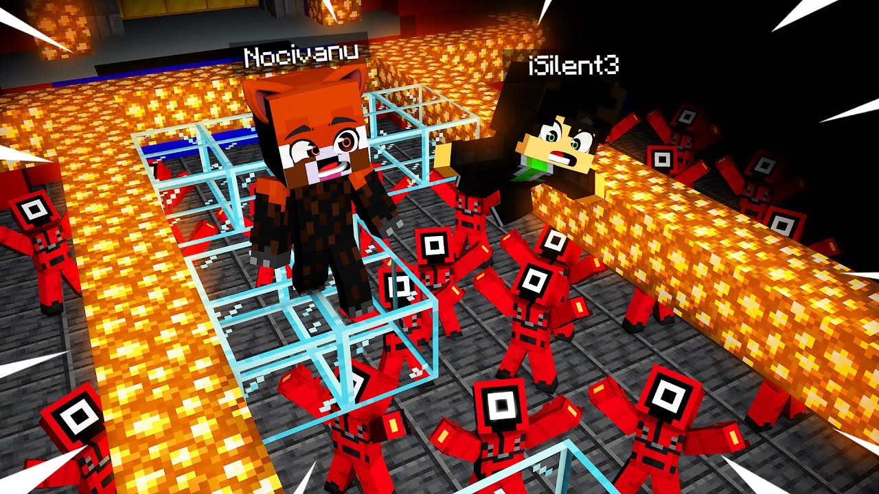 NOCIV SI ISILENT PARTICIPA LA NOUL SQUID GAME DIN MINECRAFT! Reusim ...