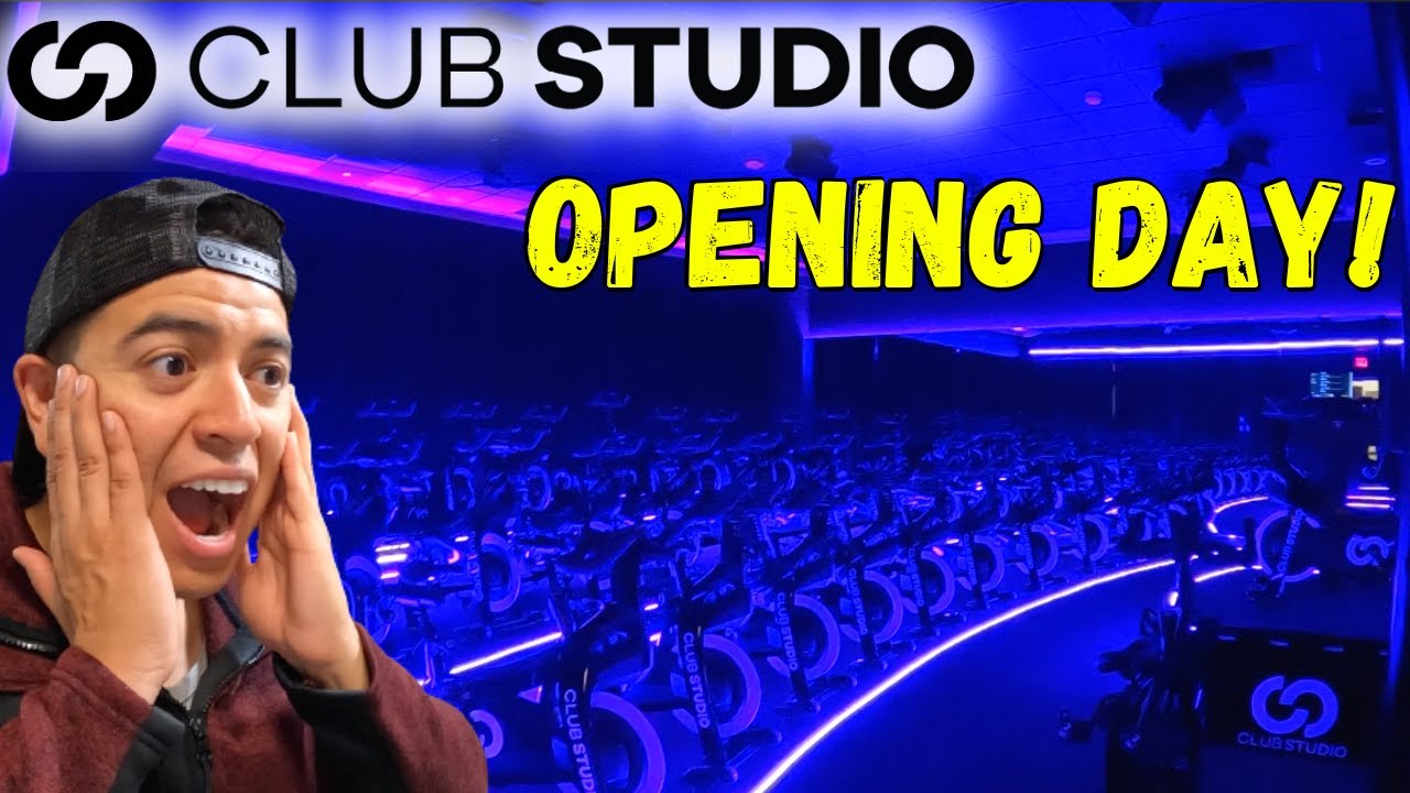 Club Studio: Opening Day! NEW Fitness Gym FULL TOUR - YouTube