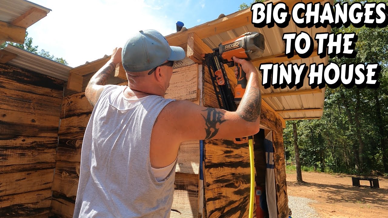 THIS WAS A LOT TO DO tiny house, homesteading, off-grid, cabin build ...