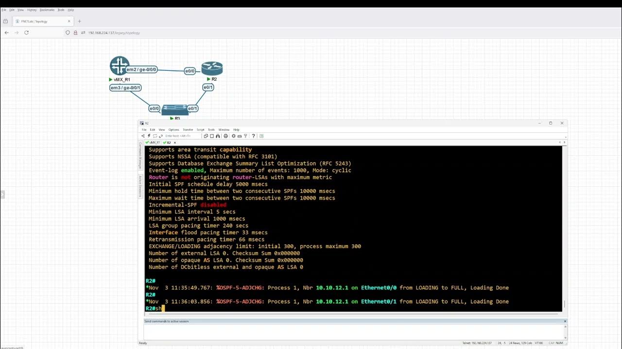 The differences between the OSPF Router-ID selection process for Juniper and Cisco. - YouTube