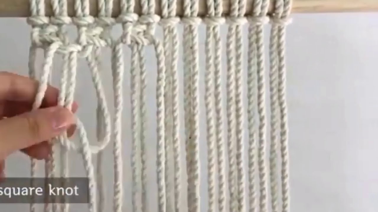 MAKROME ÖRGÜ TEKNİKLERİ DİY MACRAME - YouTube