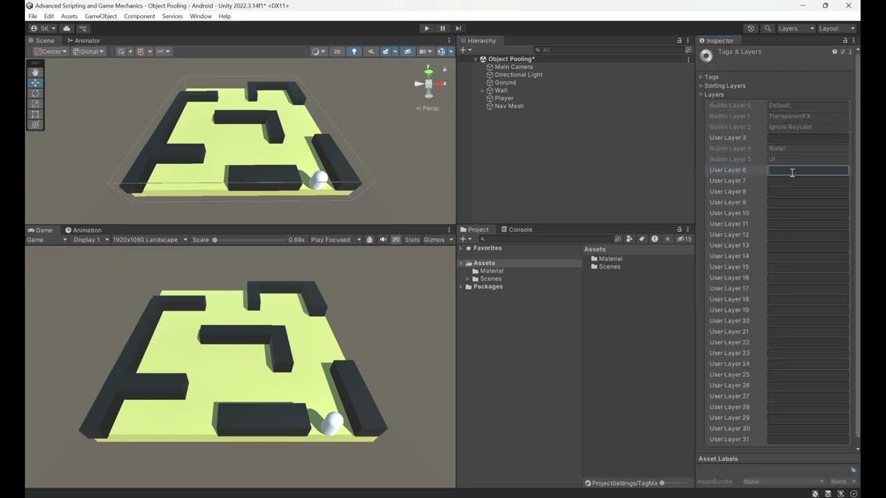 Advanced Scripting and Game Mechanics | Chapter - 3 | Creating a Simple NavMesh for Pathfinding ...