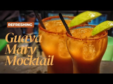 A Refreshing Guava Mary Mocktail Twist🍈🍋🌶 - YouTube