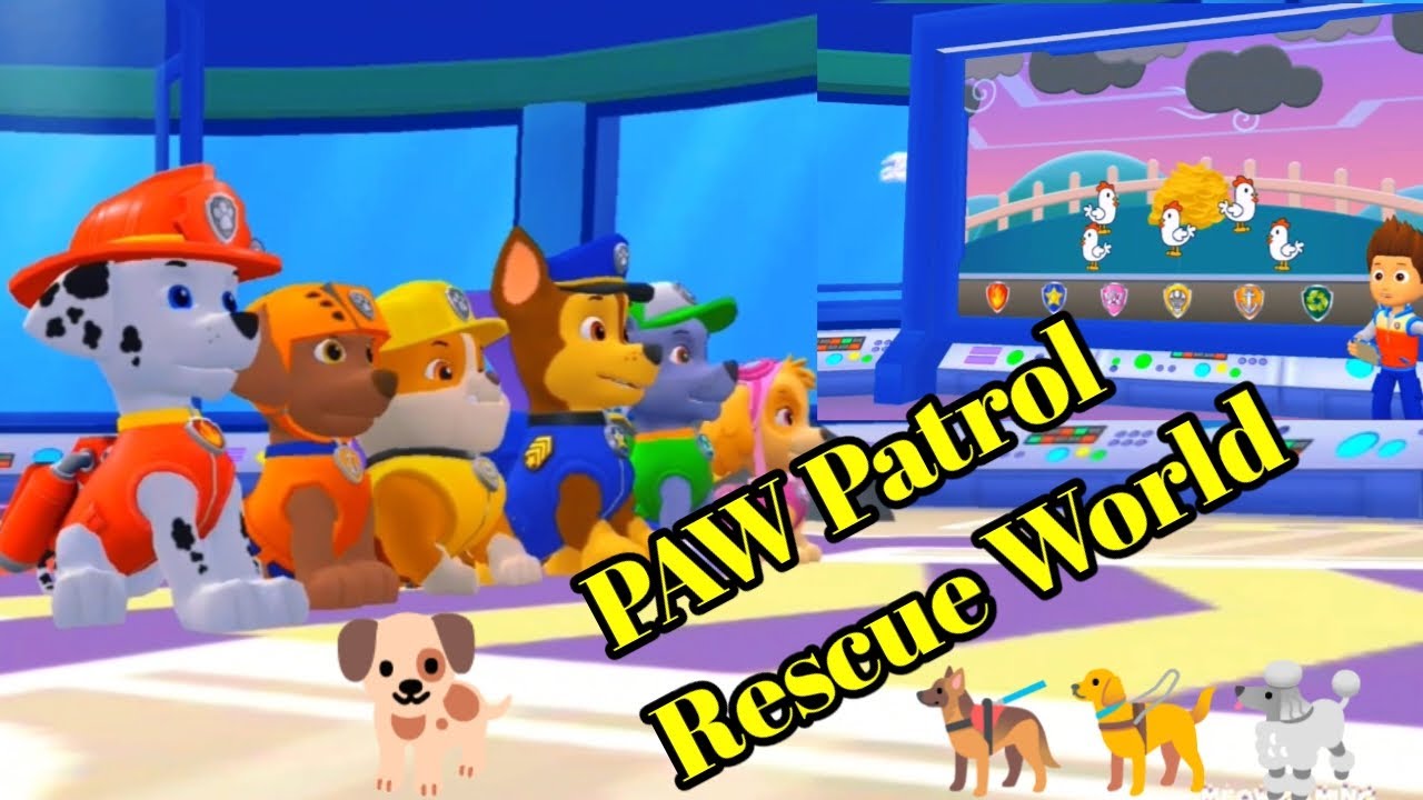 Paw Patrol Rescue World gameplay | kids learning videos | Paw patrol ...