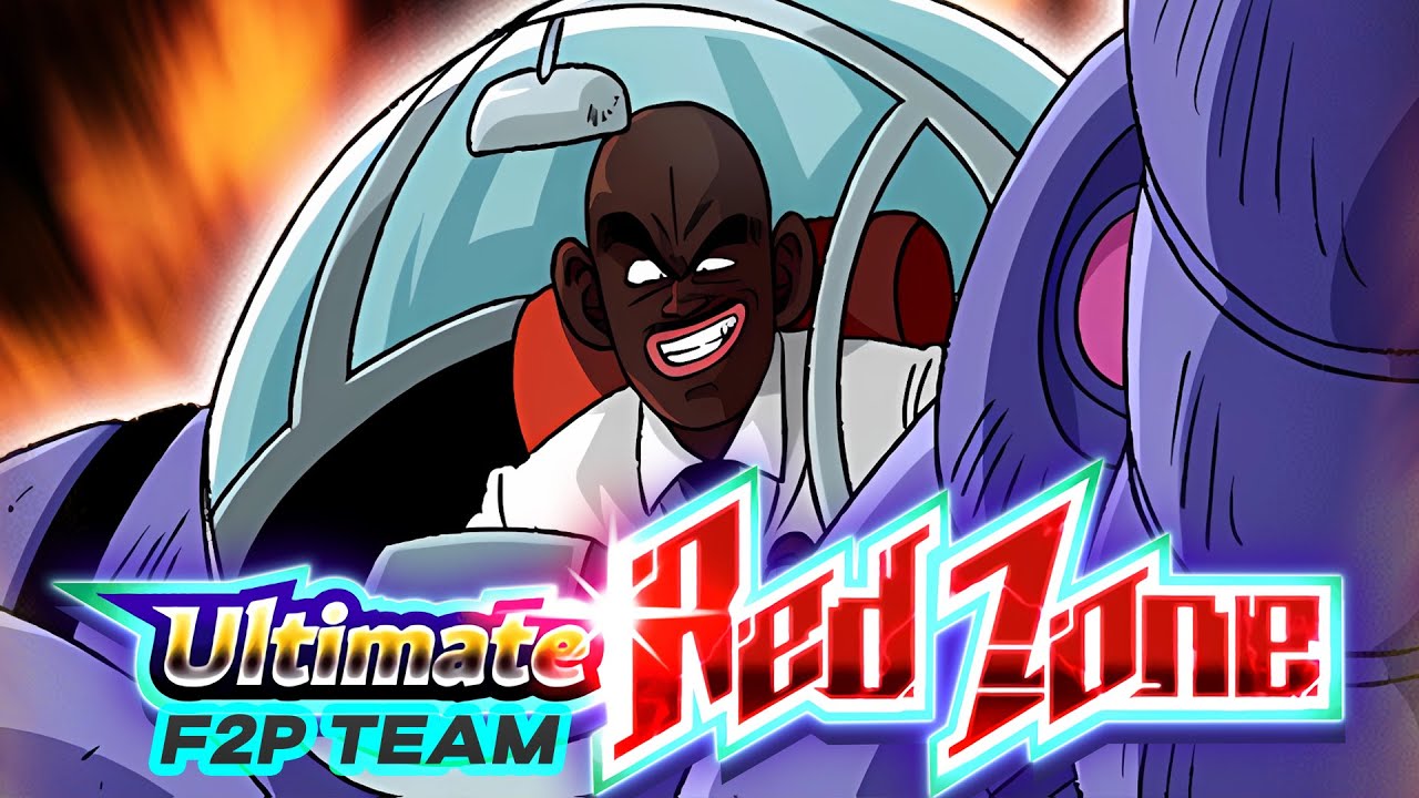 DB SAGA RED ZONE VS RED RIBBON ARMY With a F2P Team - YouTube