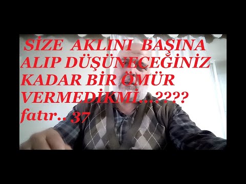 66, DERS ..CEHENNEMDEKİLERİN ALLAHTAN İSTEDİKLERİ ÜÇ İSTEK