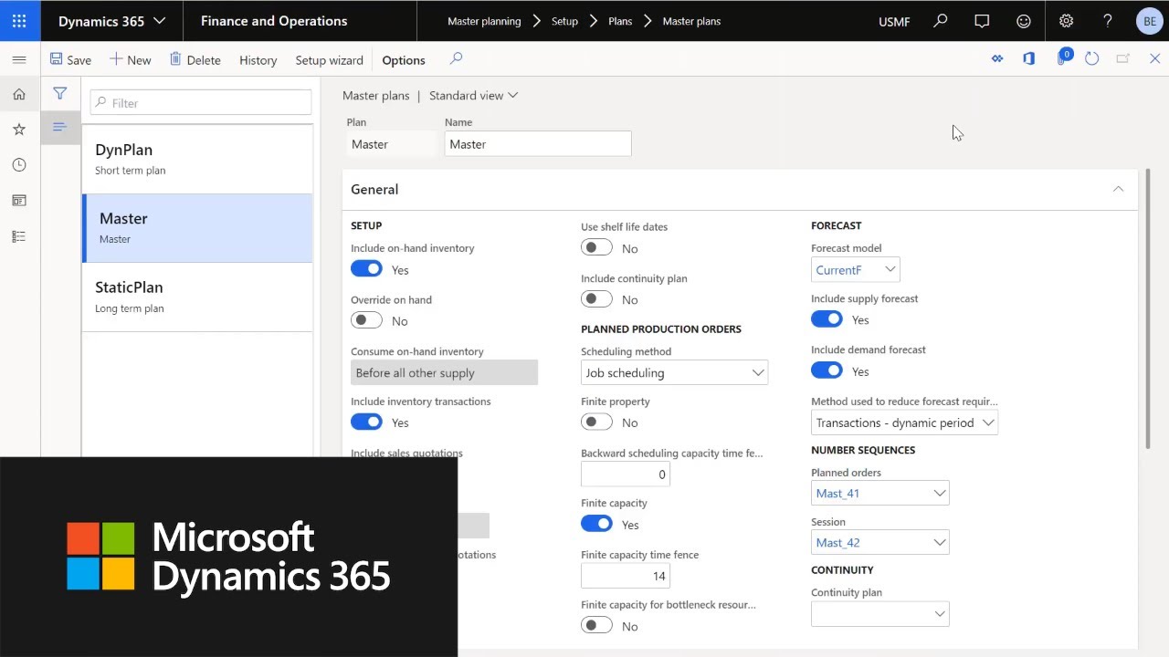 Master planning setup wizard in Dynamics 365 Supply Chain Management ...