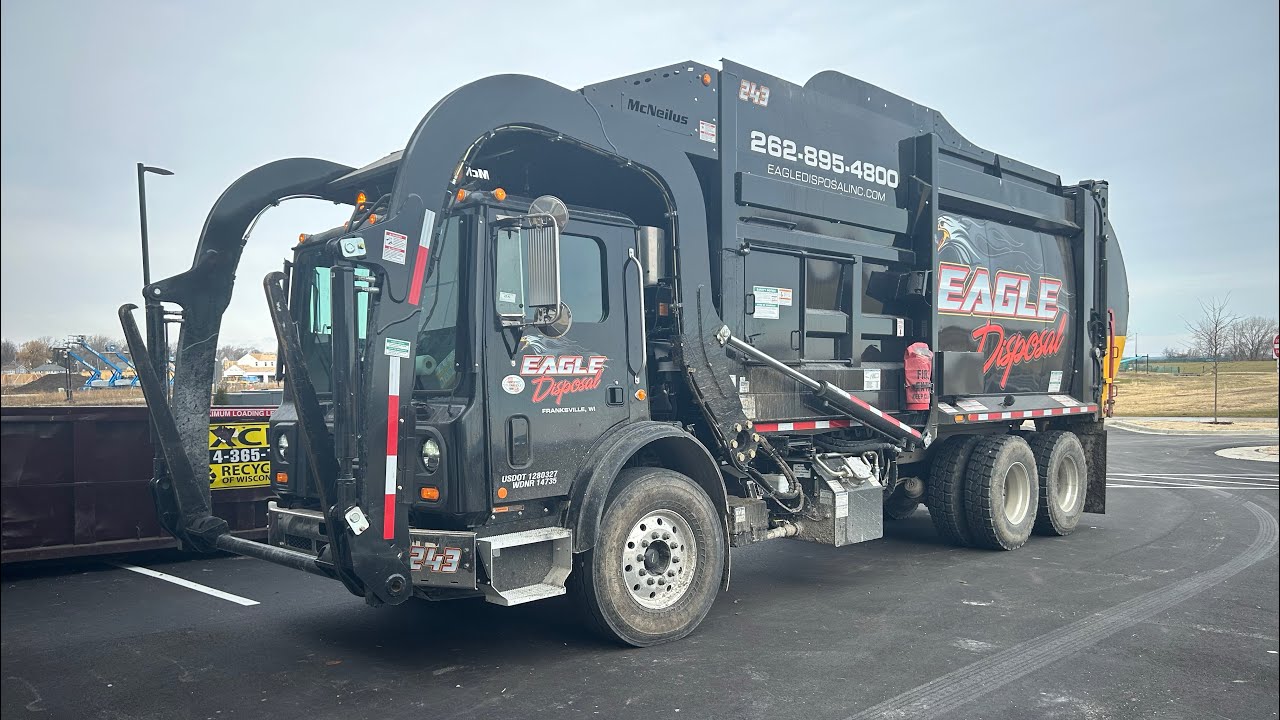 Brand New Mack MRU McNeilus Atlantic Series Front End Loader Garbage ...