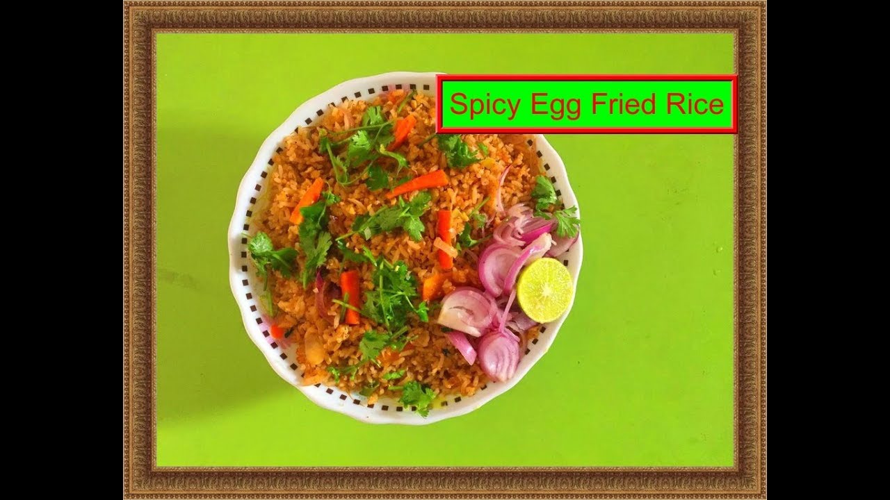 Spicy Egg Fried Rice|How To Make Tasty Egg Fired Rice at Home|Tasty and ...