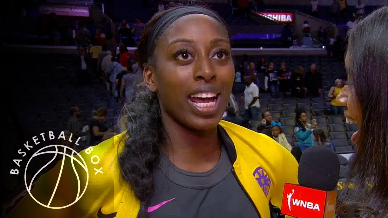 [WNBA] Chiney Ogwumike Post-Game Interview, Indiana Fever vs Los ...