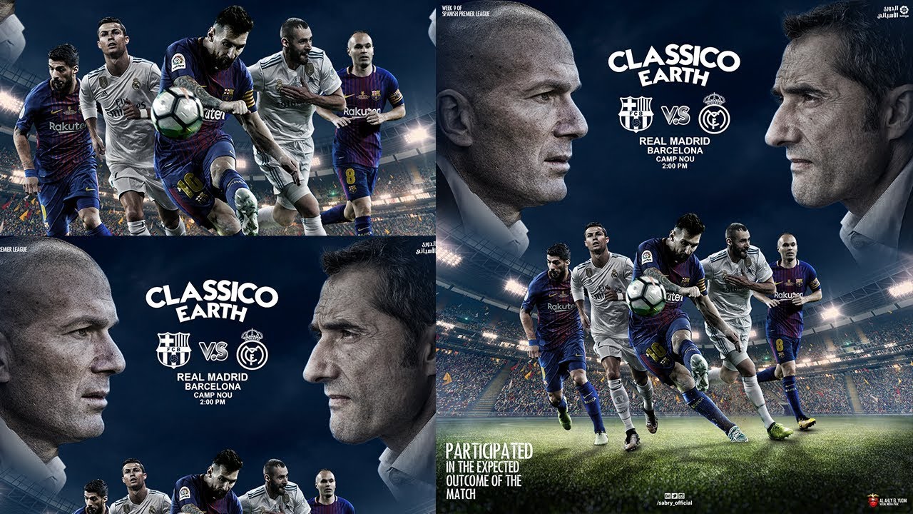 Classico Earth | Football Poster Design (Video Accelerator) - YouTube