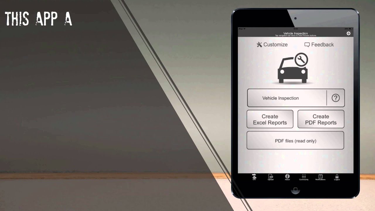 Vehicle Inspection and Maintenance App - YouTube