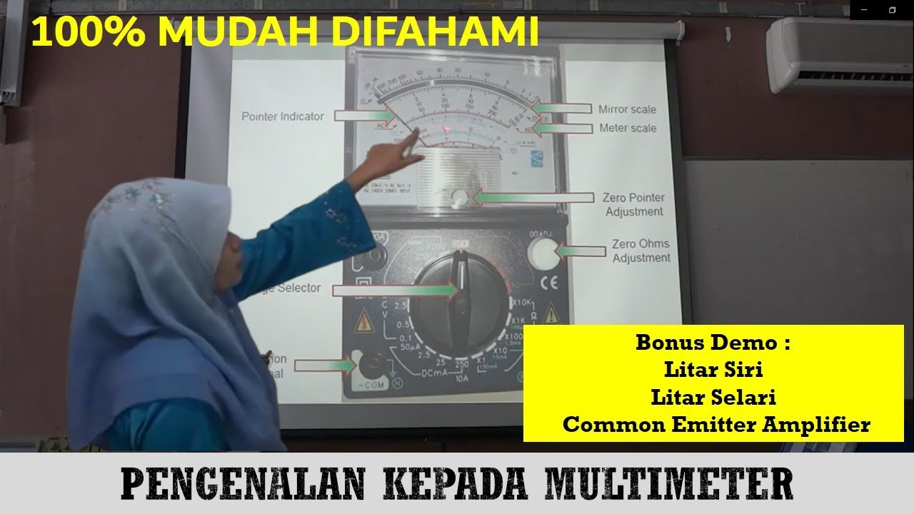 Cara Guna Multimeter | Senang Ajer - YouTube