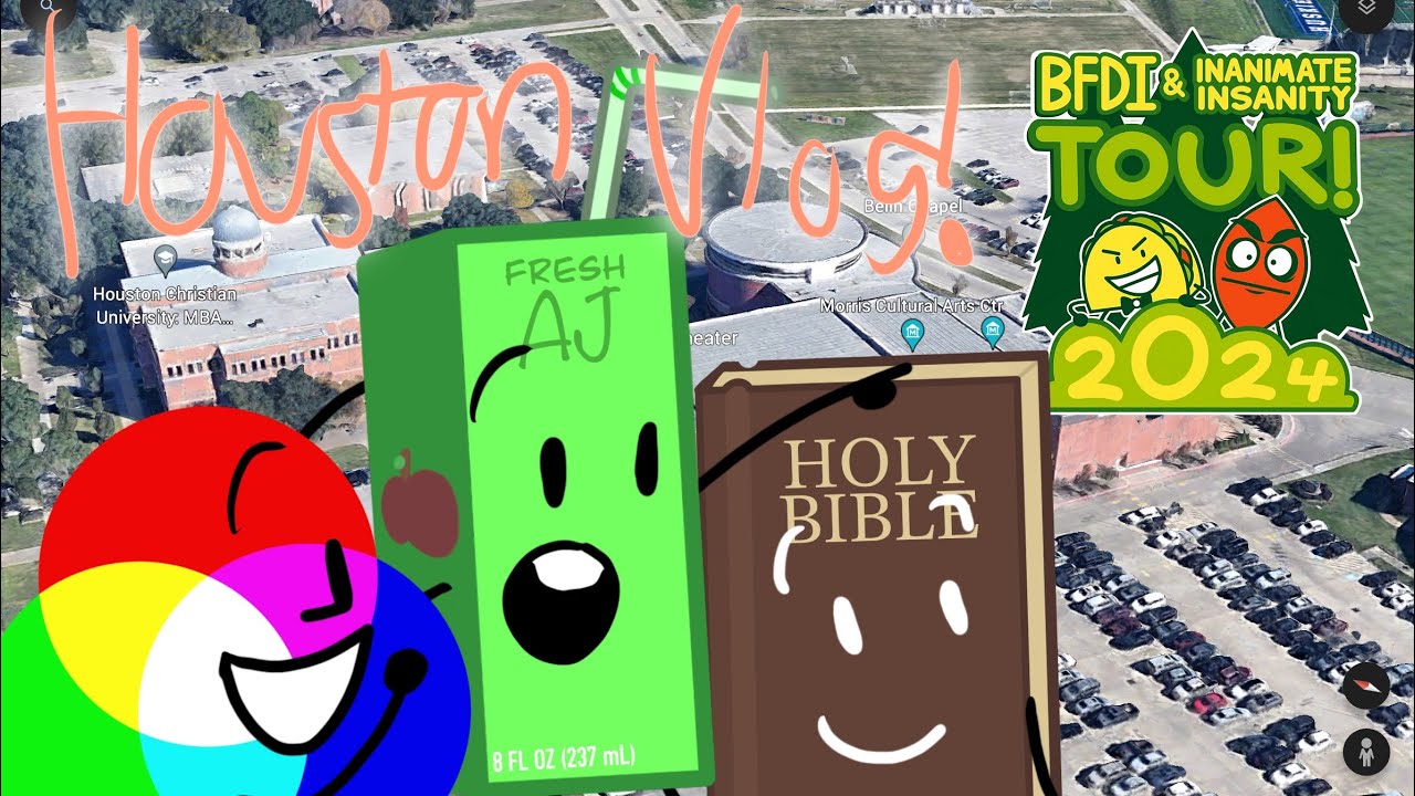 (SPOILERS) My Trip to Houston Texas! (BFDI x II 2024 Tour Vlog) - YouTube
