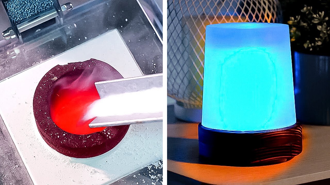 I made Sea salt lamp! Creative Decor tricks for your interior - YouTube