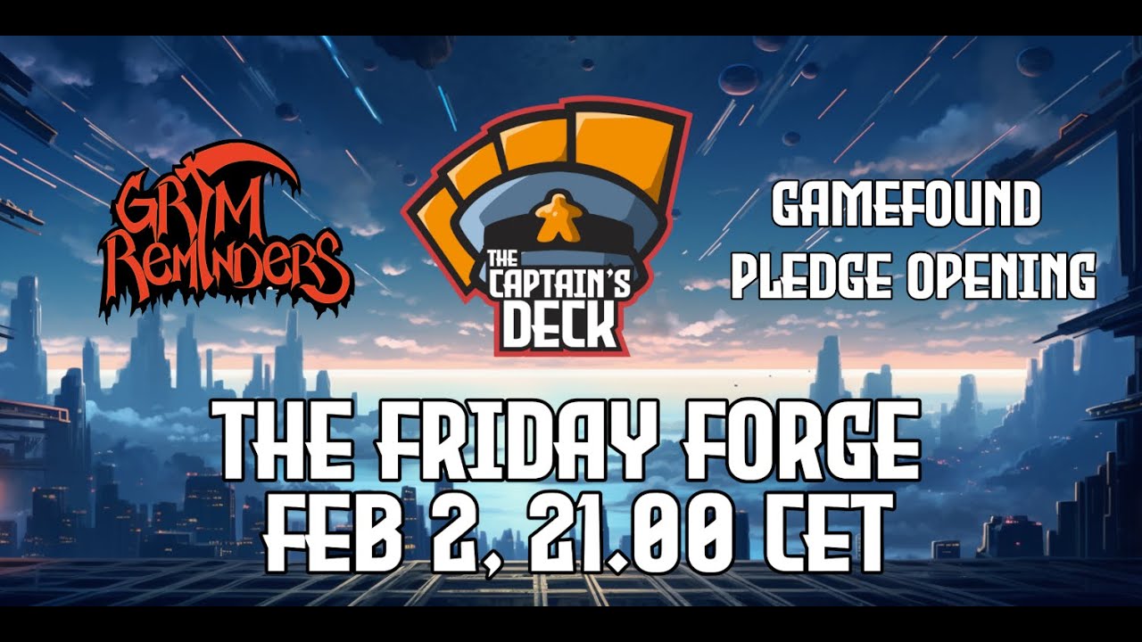 The Friday Forge: KeyForge Grim Reminders GameFound Pleadge Opening - YouTube