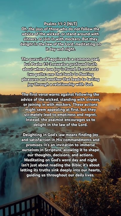 Delighting in God’s Word: The Path to True Joy, Exploring Psalms‬ ‭1 ...