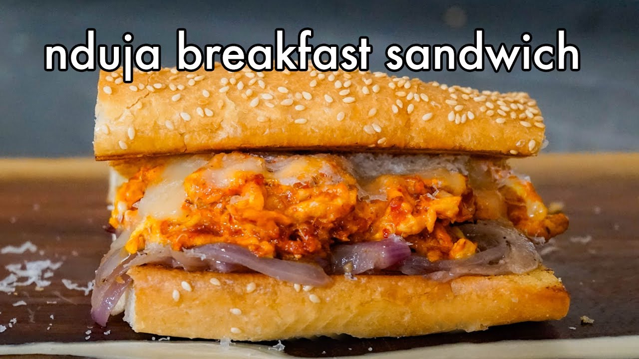 Nduja Breakfast Sandwich - YouTube