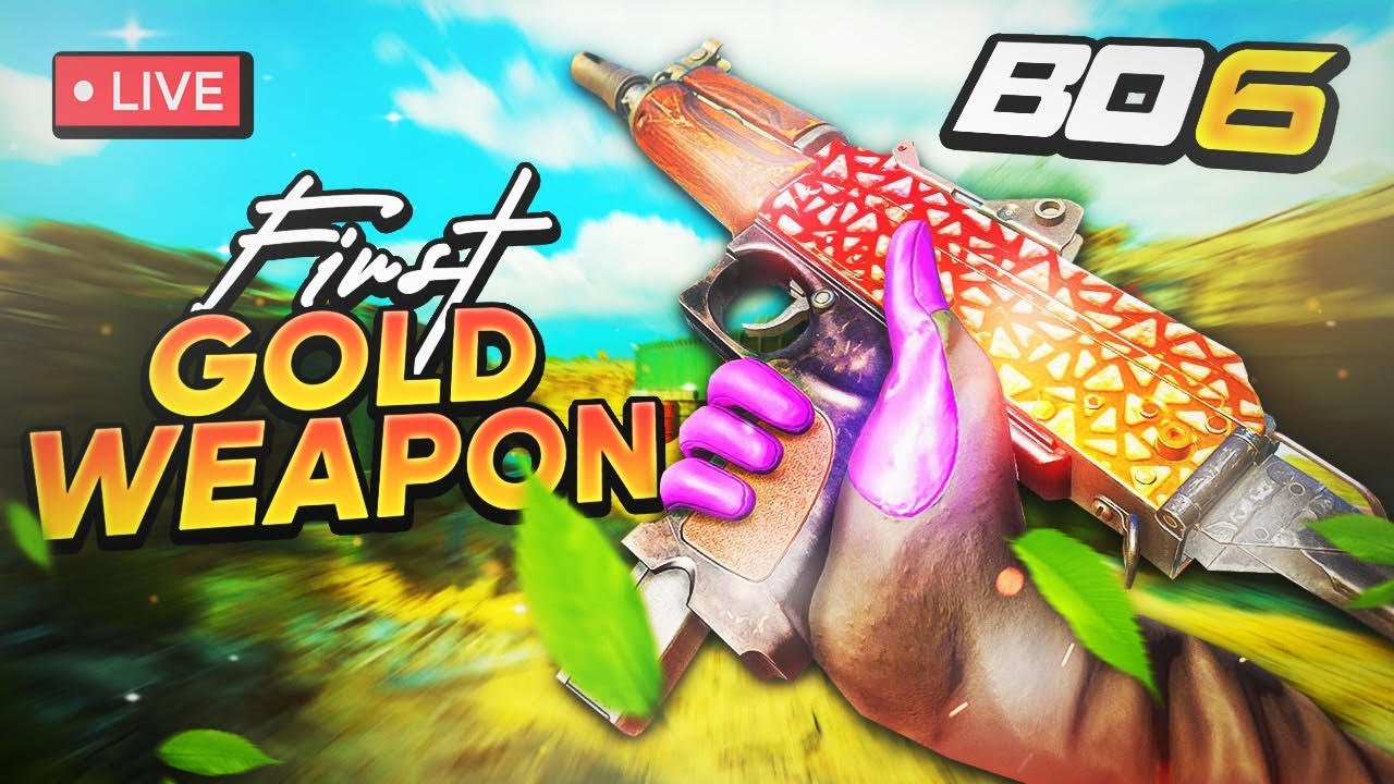 Getting My First Gold Weapon In Black Ops 6. - YouTube