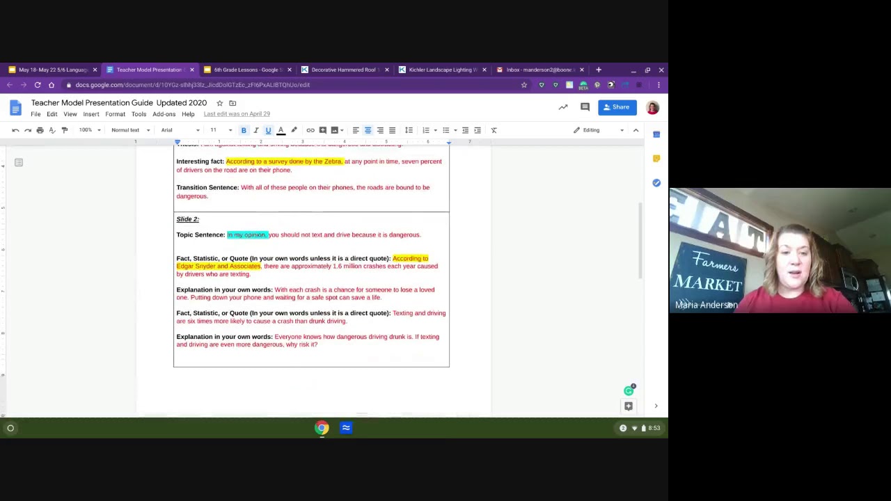 May 18-22 6th Grade Language Arts Lessons - YouTube