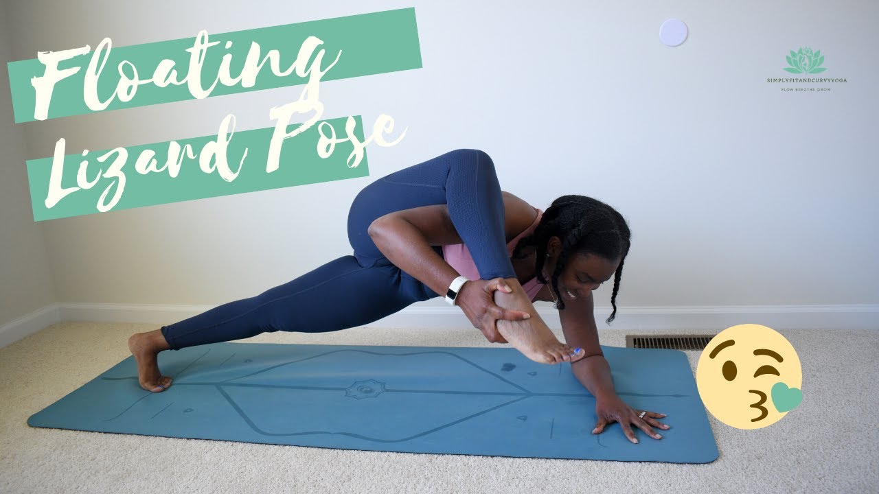 How to do: Floating Lizard Yoga Pose - YouTube
