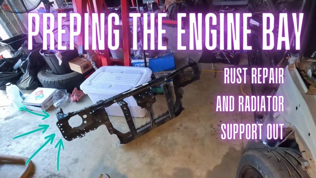 S15 Radiator support removal and rust repair! PART 2 of the SR20 Build ...