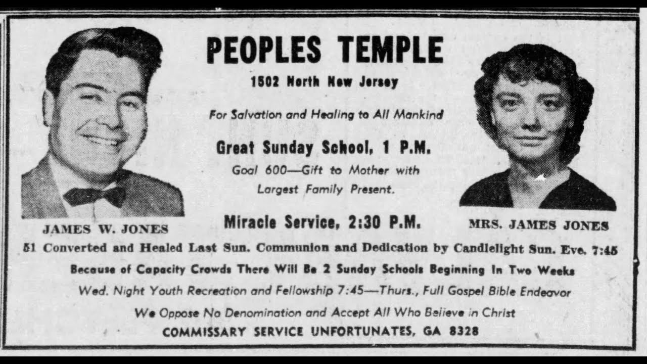 Rev. Jim Jones instructs Father Divine's followers. - YouTube