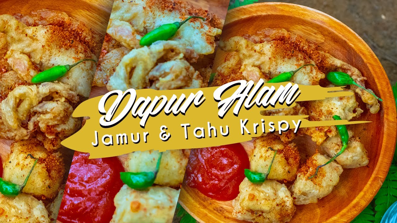 Bikin Cemilan Jamur & Tahu Crispy saat Camping Ala Dapur Alam - YouTube