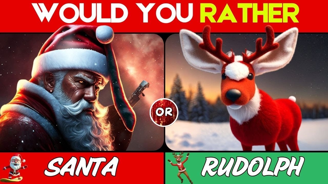 🎅 Would You Rather: Santa’s Christmas Edition – Fun Holiday Quiz! 🎄 ...