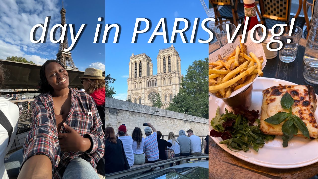 FRANCE VLOG | Paris day 1: boat tour, roaming and more - YouTube