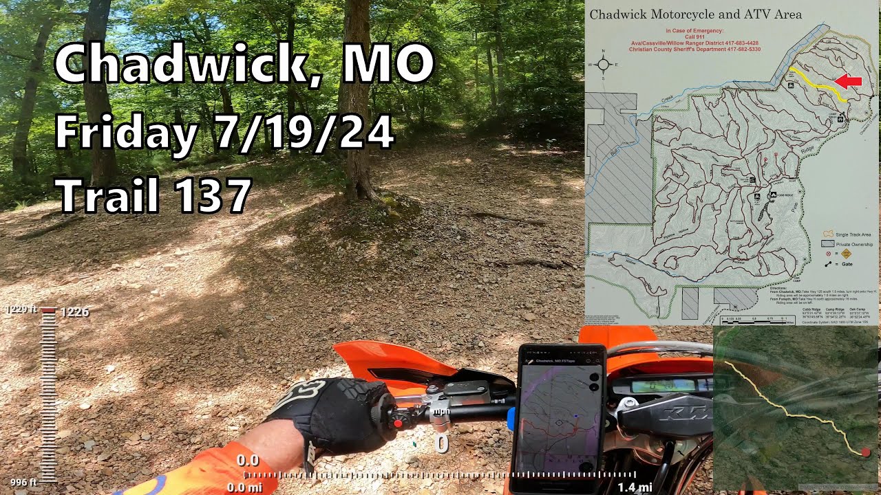 Trail 137 (Moderate) - Chadwick Motorcycle & ATV Area - YouTube