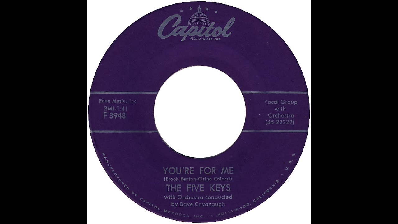 FIVE KEYS YOU'RE FOR ME - YouTube