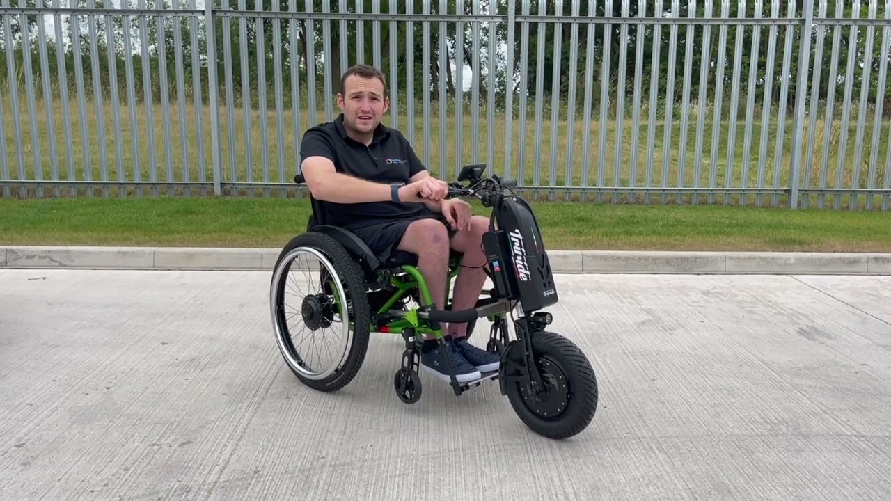First test of the new TriRide Trekking Power Wheels - AWESOME! - YouTube