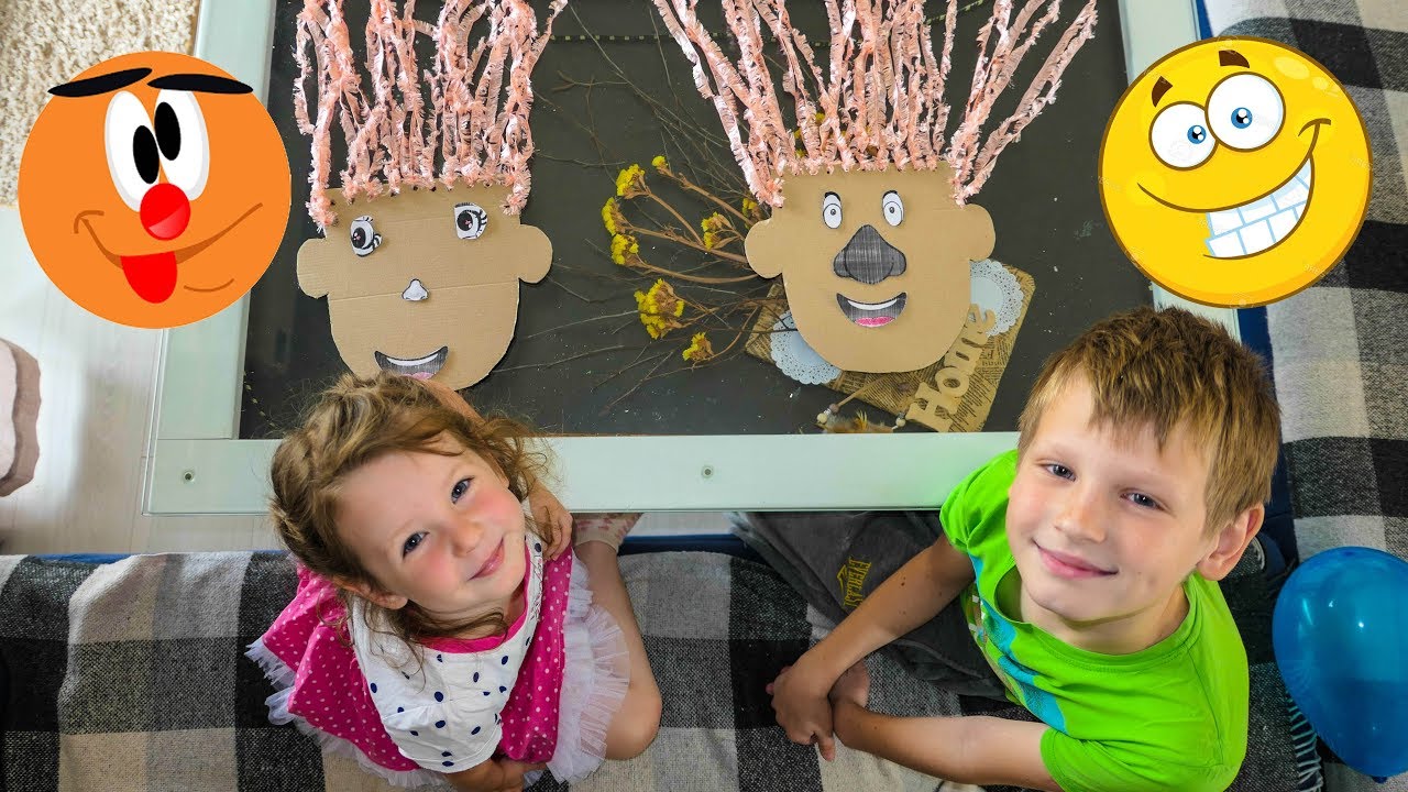 Kids Making Funny Face | Cute Hairstyle Ideas For Funny Face - YouTube