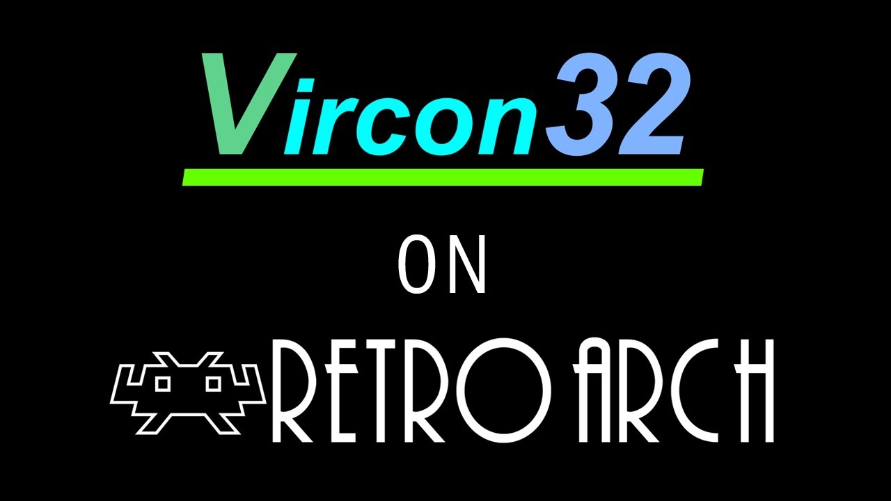 Vircon32 integrated in RetroArch - YouTube