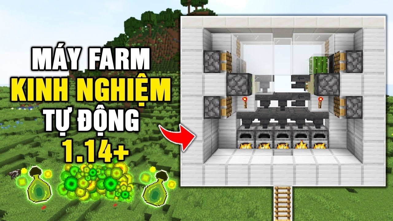 Cách Làm Máy Farm Kinh Nghiệm Tự Động Siêu Đơn Giản Trong Minecraft ...