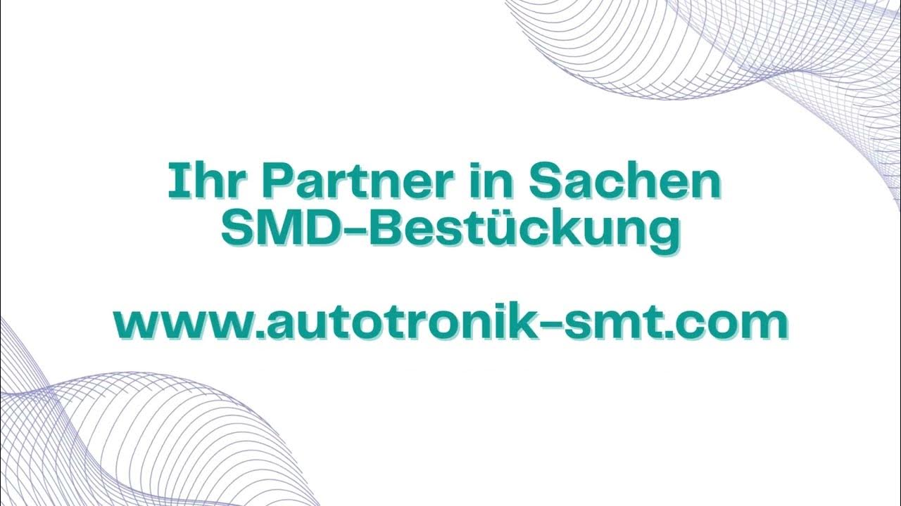 Bestückungsautomaten der Firma AUTOTRONIK-SMT GmbH - YouTube