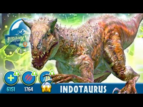 THE NITRO INDOTAURUS!!! (JURASSIC WORLD ALIVE) - YouTube