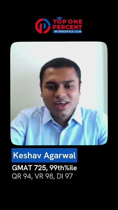 GMAT TIPs for working professionals - Keshav Agarwal, GMAT 725 - YouTube