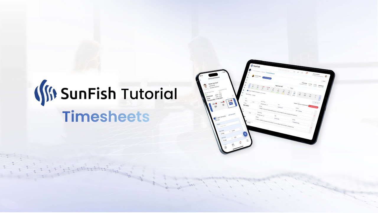SunFish 'Timesheet' | SunFish Workplaze Tutorial - YouTube