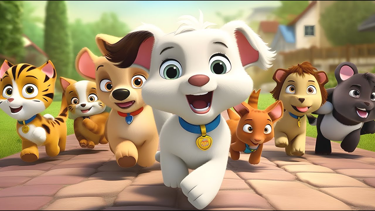 Three Little Dogs - Baby songs - Nursery Rhymes & Kids Songs - YouTube