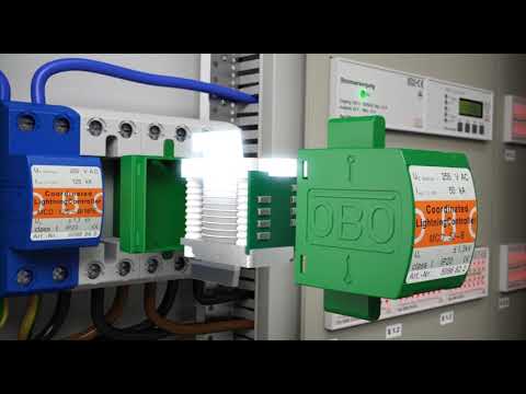 OBO Lightning Protection System - YouTube